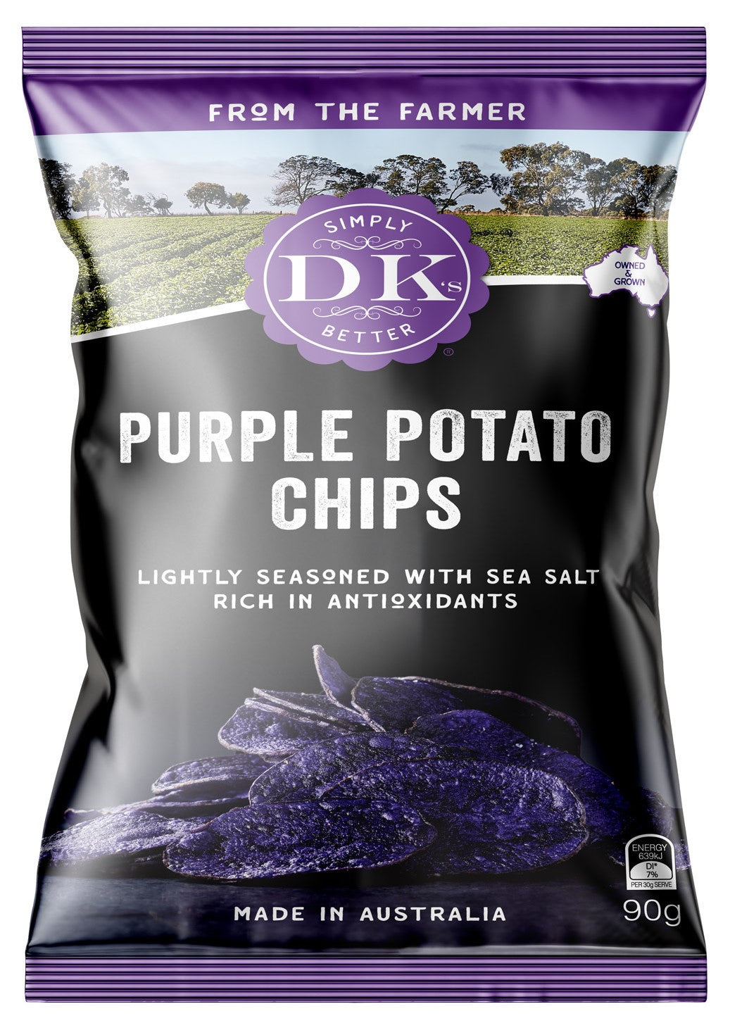 Purple Potato Chips 90g – Bartuccio's Fresh